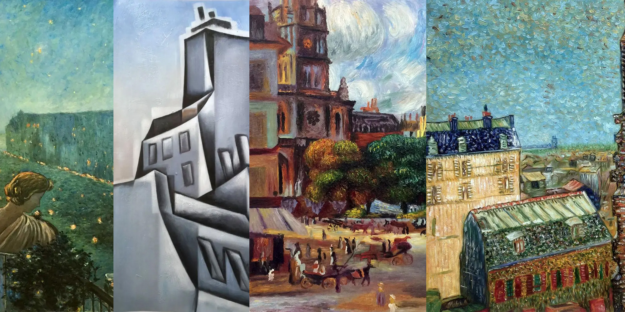 Famous Paris Paintings The Boulevards Of Paris | Renoir | Painting